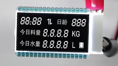 China BBI Negative VA LCD Module 32.42x21.7mm White Character Display 4.5V 34-Pin for Feeder Applications for sale