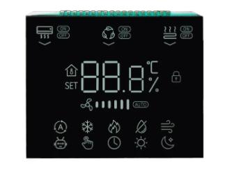 3.5 Inch VA 3 Digit Seven Segment Display