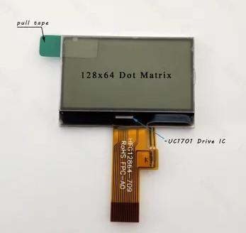 Quality 1.64 Inch 128x64 COG LCD Module FSTN Positive 3.3V UC1701 14 Pin LCD Display SPI Interface for sale