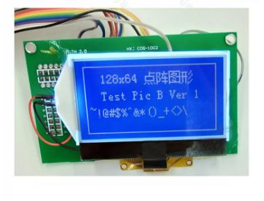 Quality 2.15 Inch 128x64 Graphic LCD Screen with 34PIN Soldering FPC and 6 O'clock Viewing Angle for sale