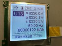 China 2.9 Inch STN Graphical LCD Display Module 128x64 Pixels 5.0V with White LED Backlight for sale