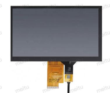 China Industrial 7 Inch TFT LCD Module with 800*480 Resolution and SPI 4 Wire Interface for sale
