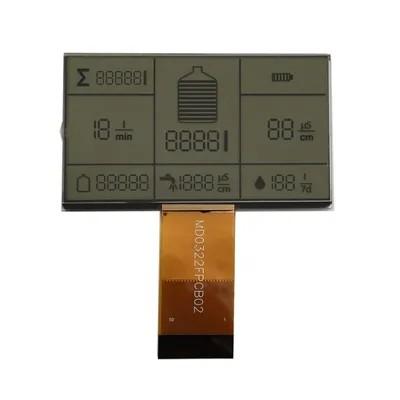 China 3.0V Custom LCD Panel , Segmented LCD Display TN Transmissive FPC Connect for sale