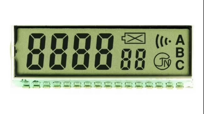 Close-up view of HTN Characters LCD Display
