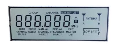 China Transmissive Custom Segment LCD Display Module HTN Characters For Electronic Meter for sale