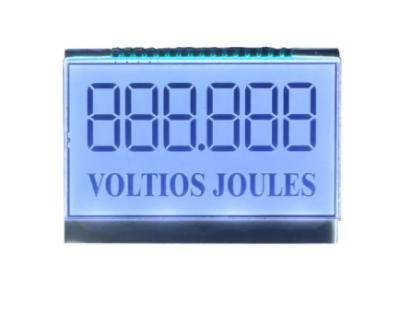 China 6 Digits Custom 7 Segment LCD Display 5.0V HTN Transmissive 16PIN for sale