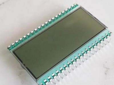 China TN Positive Reflective Monochrome LCD Display Black Digits Custom Segment for sale