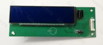 China Custom Design LCD Display Screen STN Segment Blue 30PIN For Cleaning Machine for sale