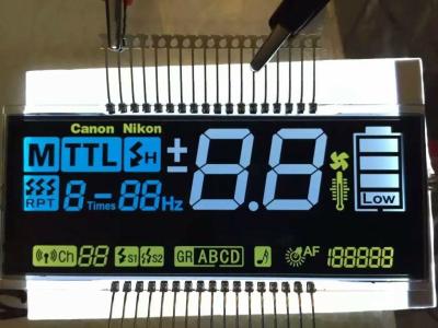 China BBI Monochrome LCD Display HTN Positive Polarizer LCD Display 12 O'Clock for sale