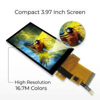 Quality NT35510 Driver IC IPS TFT LCD Display 3.97 Inch with MCU 16bit Interface 16.7M for sale