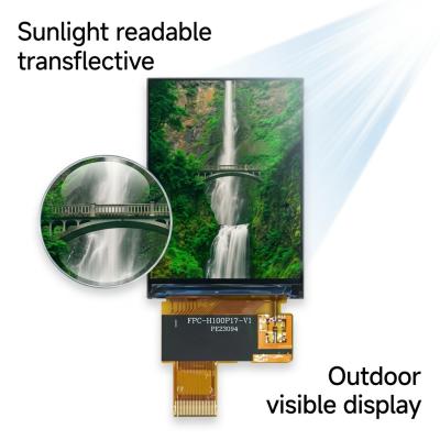 China 2.2 " Small TFT LCD Display Transflective LCD Display Components With IPS Viewing for sale