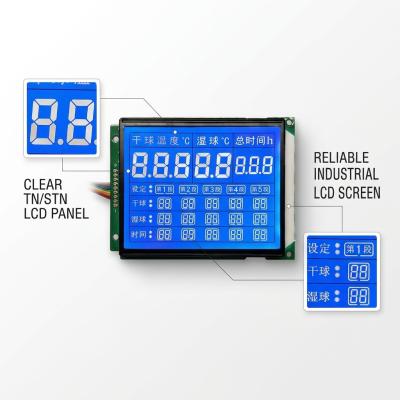 China 8x2 Character Monochrome LCD Display 3.3V Mono LCD Screen TN / STN LCD Panel for sale