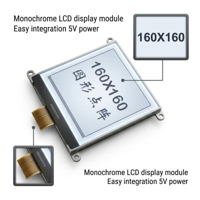China 5V LCD Display Monochrome 20x2 LCD Display Screen For Industrial for sale