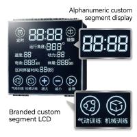China VATN Alphanumeric Custom Segment LCD Display TN Negative Transmissive 5.0V 36 Pins -30°C to +80°C Operating Temperature for sale