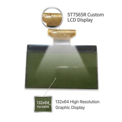 China ST7565R Custom Segment LCD Display 3.0V 5V 132*64 DOTS Custom Shape LCD Screen for sale