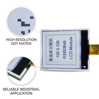 China Custom Segment LCD Display 128x128 DOTS  FSTN Positive Transflective for sale