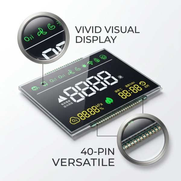 Quality High Contrast VA LCD Display with 3.6V Operating Voltage 40PIN Connectivity for sale