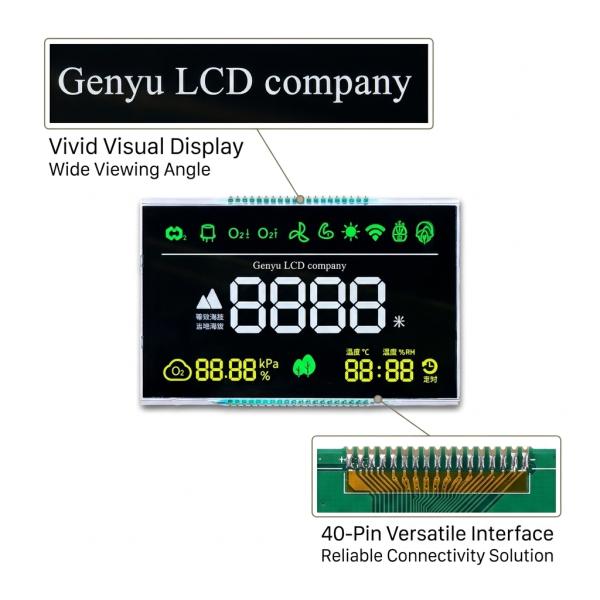 Quality High Contrast VA LCD Display with 3.6V Operating Voltage 40PIN Connectivity for sale