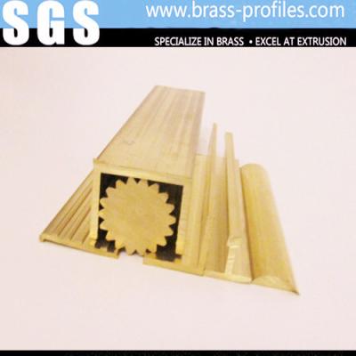 China C2600 C3850 Copper Factory Outlet Lead Brass Extrusion Profiles for sale