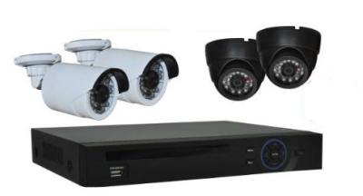 China 4-kanaal PoE NVR Uitrustingen 1080P Digitaal met 10m - 20M Nachtvisie Te koop