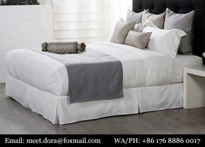 China China Supplies Linen Comfort 300Tc Egyptian 100 Cotton White 5 Star Hotel Bed Sheets For Sale for sale