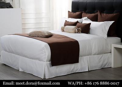 China China Supplies Linen Comfort 300Tc Egyptian 100 Cotton White 5 Star Hotel Bed Sheets For Sale for sale