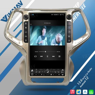 China Car 2014 2018 Jeep Grand Cherokee Radio Replacement Auto Stereo 13.6 Inch OEM for sale