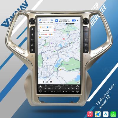 China Car 2014 2018 Jeep Grand Cherokee Radio Replacement Auto Stereo 13.6 Inch OEM for sale