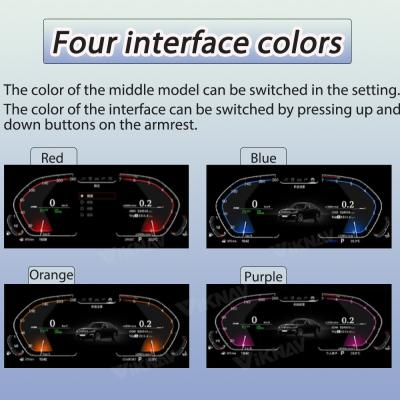 Chine Le tableau de bord numérique Viknav BMW X2 2014-2022 écran vertical du groupe d'instruments LCD à vendre