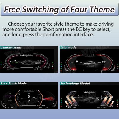 Chine Le tableau de bord numérique Viknav BMW X2 2014-2022 écran vertical du groupe d'instruments LCD à vendre