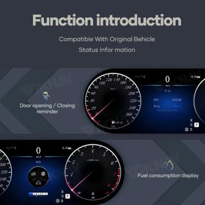 Chine Le tableau de bord du compteur de vitesse numérique Mercedes GLA CLA 2015-2018 1920 * 720 pixels à vendre