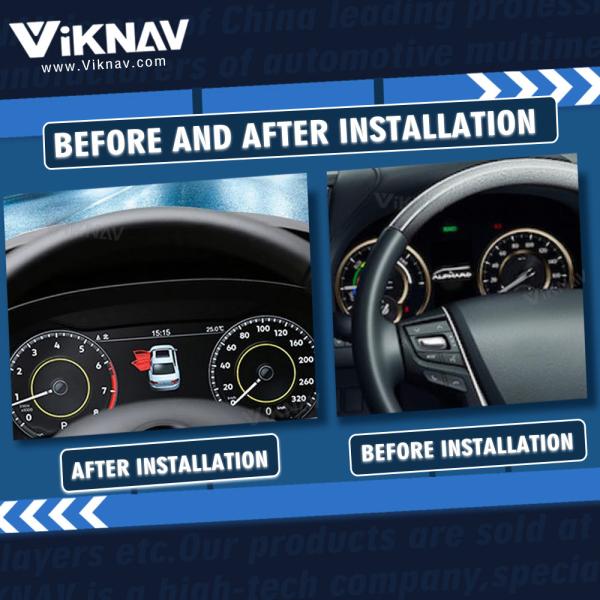 Quality Toyota Alphard 2015-2018 Electronic Gauge Cluster LCD Speedometer Instrument for sale