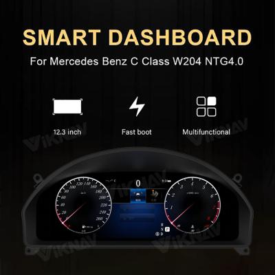 Chine Mercedes Benz Classe C W204 Cluster d'instruments numériques Vélomètre de voiture 2008-2011 Système Linux à vendre