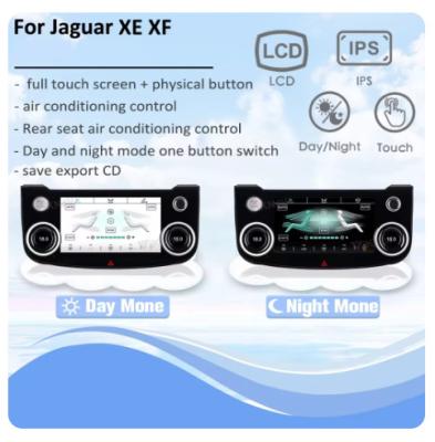 China AC Panel for Jaguar XE XF (2015-2020) 10inch LCD Climate Control Screen with Conditioning Temperature Control Knobs for sale