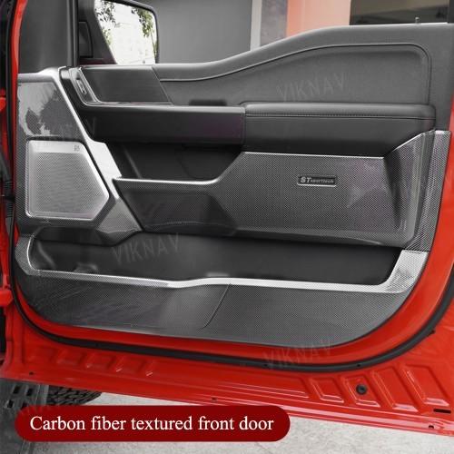 Quality Viknav Car Door Anti Kick Pad for Ford F-150 F150 2015-2020 Accessories Carbon for sale