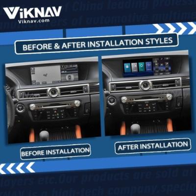 Chine Système Viknav Linux Pour Lexus GS 2012 -2015 sans fil Apple CarPlay Android Auto ne prend en charge que la voiture d'origine 12.3 pouces Scre à vendre