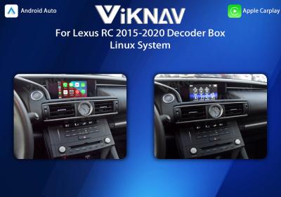 Cina Viknav Linux System For Lexus RC 2015-2020 Wireless Apple CarPlay Android Auto Sostenere solo lo schermo OEM originale dell'auto in vendita