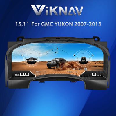 China Viknav 15.1 inch LCD-scherm Auto Digitale Cluster Voor GMC Yukon Chevrolet Silverado Tahoe Suburban 2007-2013 Linux-systeem Auto Digitale snelheidsmeter Dashboard Instrumentenpaneel Virtual Cockpit Te koop