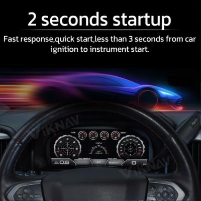 China Viknav 13 Inch Car Digital Cluster Voor Chevrolet Silverado GMC SIERRA 2014-2018 LCD Car Digital Speedometer Dashboard Instrumentenpaneel Virtueel Cockpit Te koop