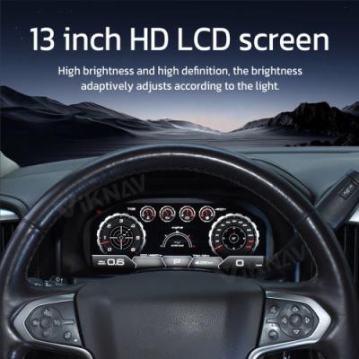 China Viknav 13 Inch Car Digital Cluster Voor Chevrolet Silverado GMC SIERRA 2014-2018 LCD Car Digital Speedometer Dashboard Instrumentenpaneel Virtueel Cockpit Te koop