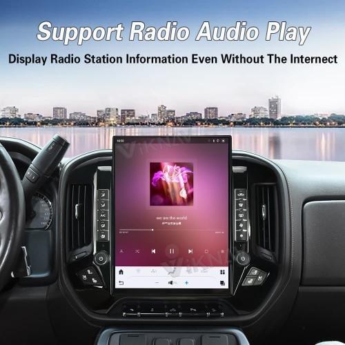 Quality VIKNAV 15.6'' Car Radio For Chevrolet Silverado / GMC SIERRA 2014-2018 （Black） for sale