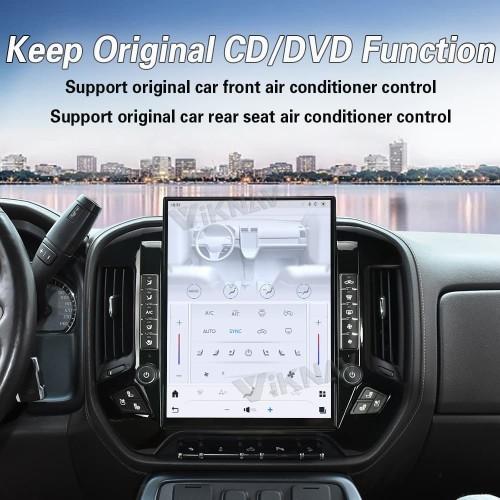 Quality VIKNAV 15.6'' Car Radio For Chevrolet Silverado / GMC SIERRA 2014-2018 （Black） for sale
