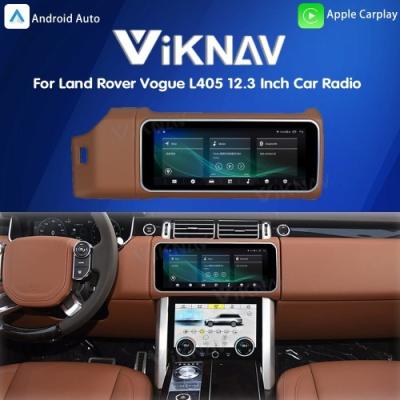 Cina Autoradio touchscreen Viknav da 12,3 pollici per Land Rover Range Rover Vogue L405 2013-2017, lettore multimediale, navigatore GPS, unità principale (marrone) in vendita