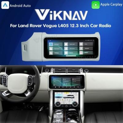 Cina Viknav 12.3 Inch Touch Screen Car Radio For Land Rover Range Rover Vogue L405 2013-2017 Multimedia Player GPS Navigation Head Unit (Ivory) in vendita