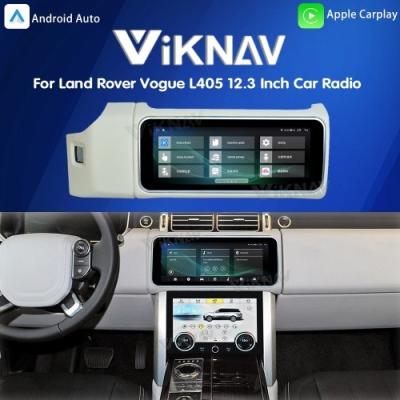 China Viknav 12.3 Inch Touch Screen Car Radio For Land Rover Range Rover Vogue L405 2013-2017 Multimedia Player GPS Navigation Head Unit (White) for sale