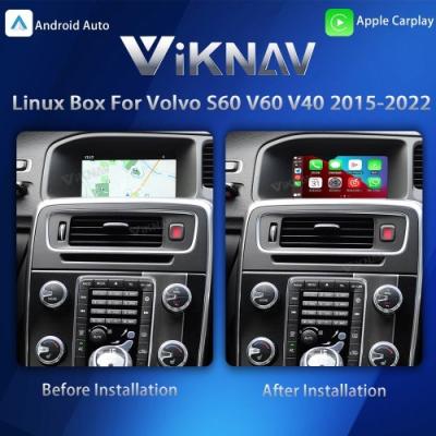 Китай ViKNAV Linux интерфейсная коробка для Volvo S60 V60 V40 2015-2022 с беспроводным CarPlay продается