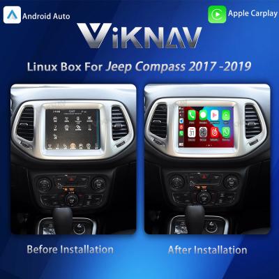 Китай Viknav Linux Interface Box для Jeep Compass 2017-2019 Беспроводной CarPlay Android Авто продается