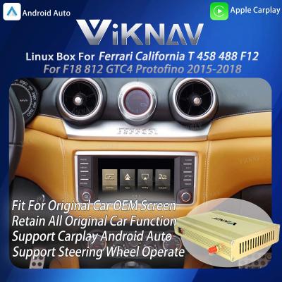 China Viknav Linux Interface Box for Ferrari 2015-2018 Wireless CarPlay Android Auto for sale