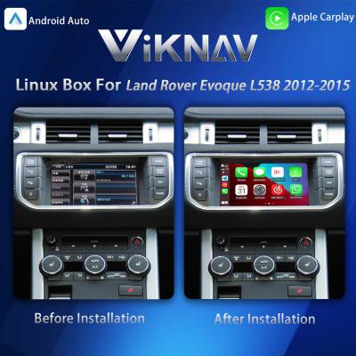 China Viknav Linux System Interface Box für Land Rover Range Rover Evoque L538 2012-2015 drahtlos Apple CarPlay Android Auto Stereo Nur unterstützen Original-Auto-Bildschirm zu verkaufen
