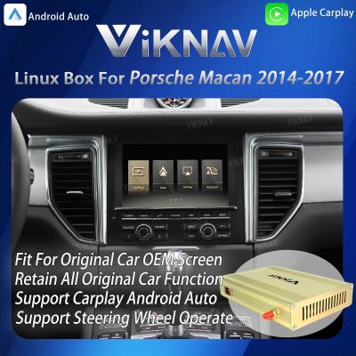 중국 Viknav Linux 시스템 인터페이스 박스 포르쉐 마칸 2014-2017 무선 Apple CarPlay Android Auto 스테레오, 순정 차량 화면만 지원 판매용